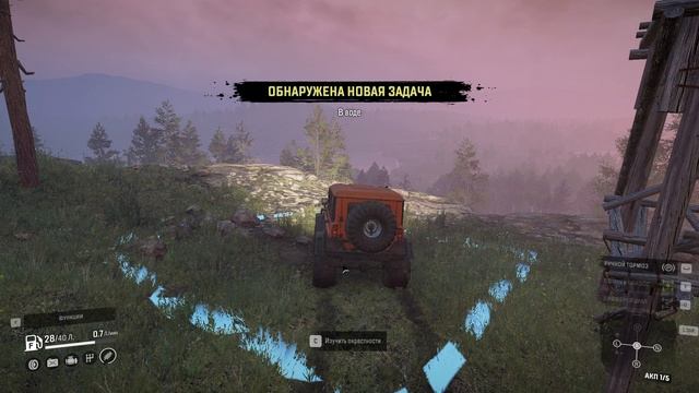 открываем вышки по болотам России , в snow runner