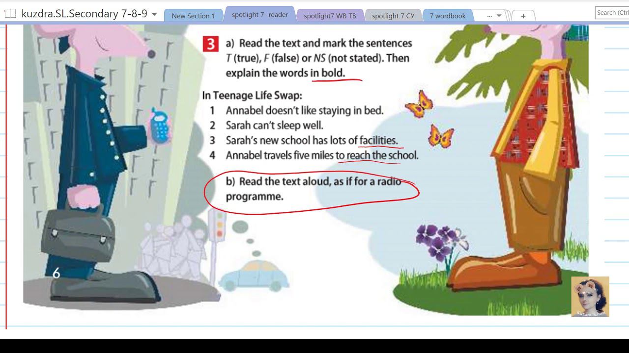 4.Spotlight 7. Unit 1a