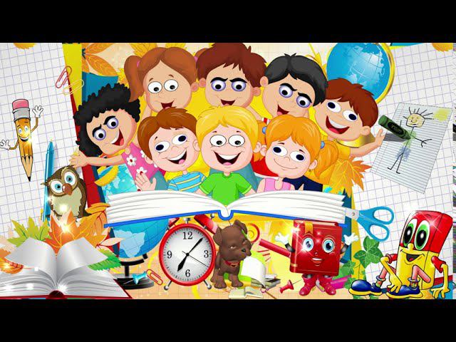 Школьный футаж к 1 сентября: С Днём знаний!