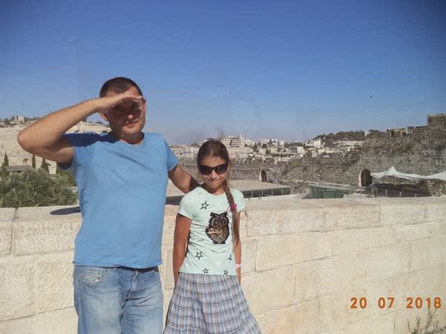 Израиль.  Иерусалим.  Святые места, улицы города и Стена Плача.