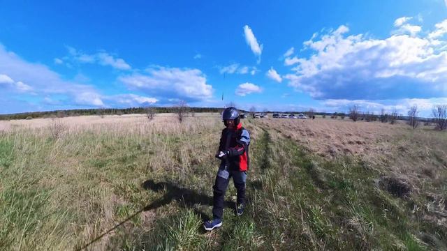 Квадроцилк Hisun и кайт, квадросерфинг