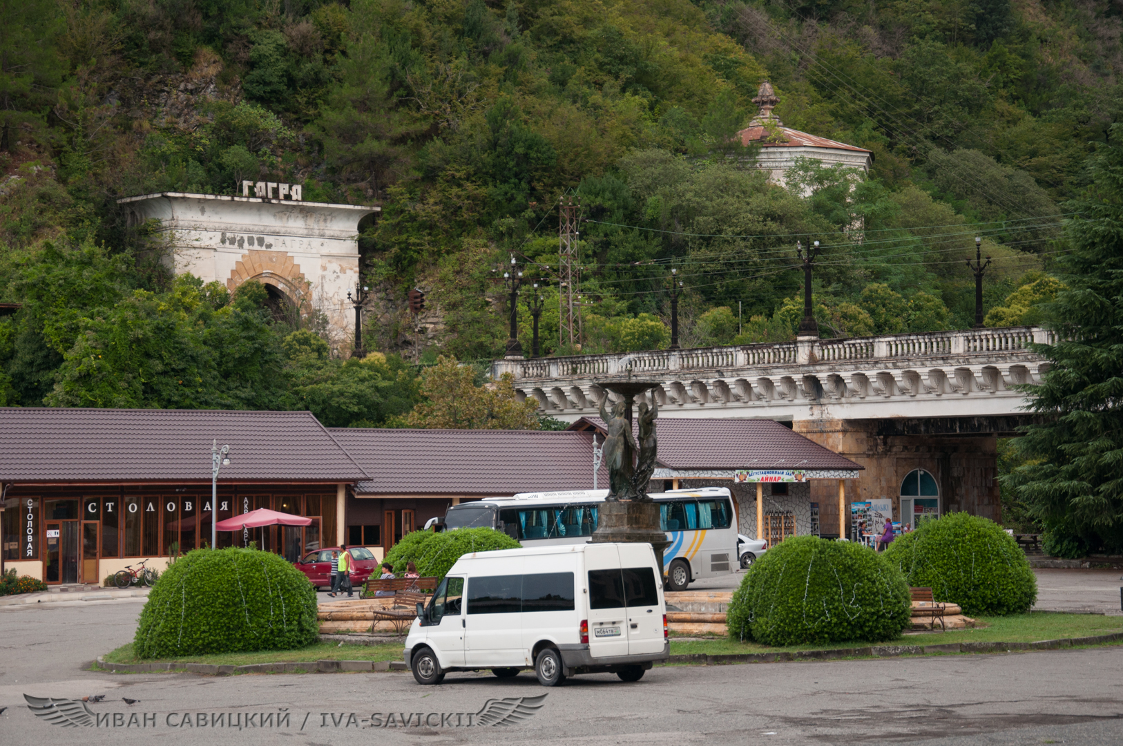 Едем на поезде до конца Абхазии