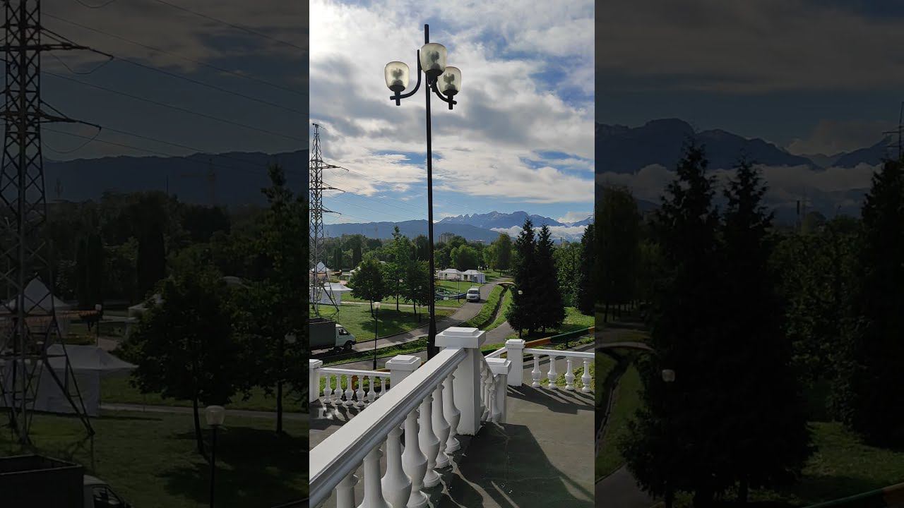 Набережная Владикавказа перед Днем Города