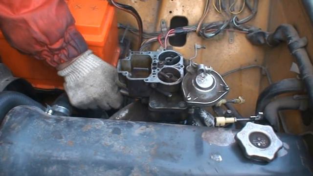Как снять Карбюратор с ГНУТЫМ ФЛАНЦЕМ!
