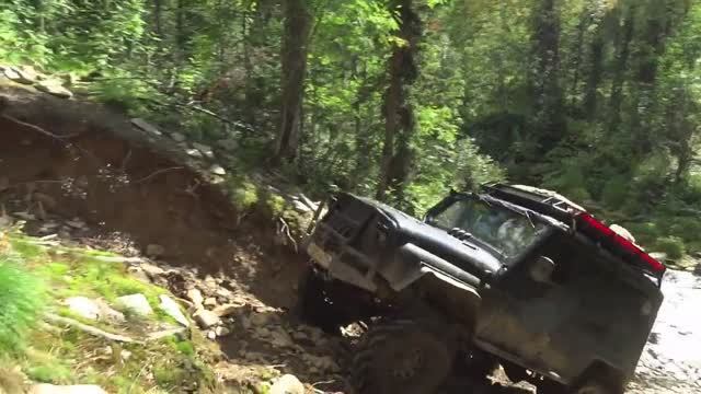 Андрюха на УАЗике покорил стену