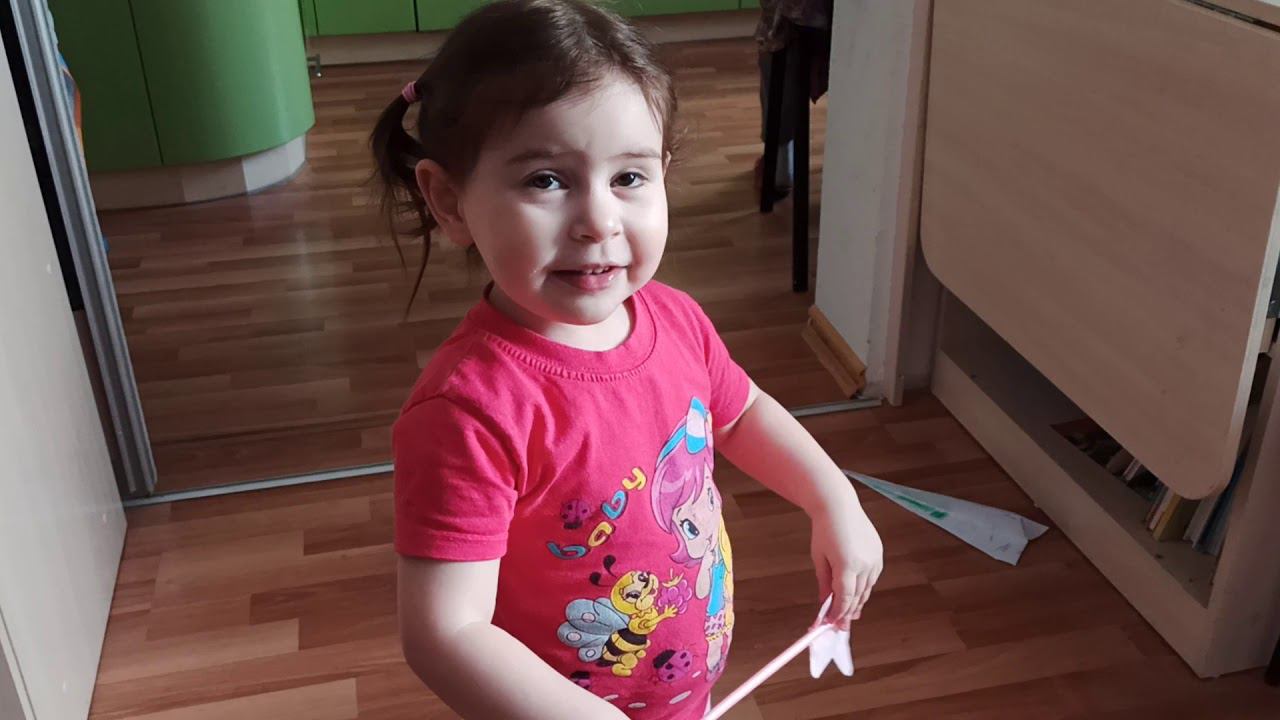 Кира после промывки носа веселая февраль 2020