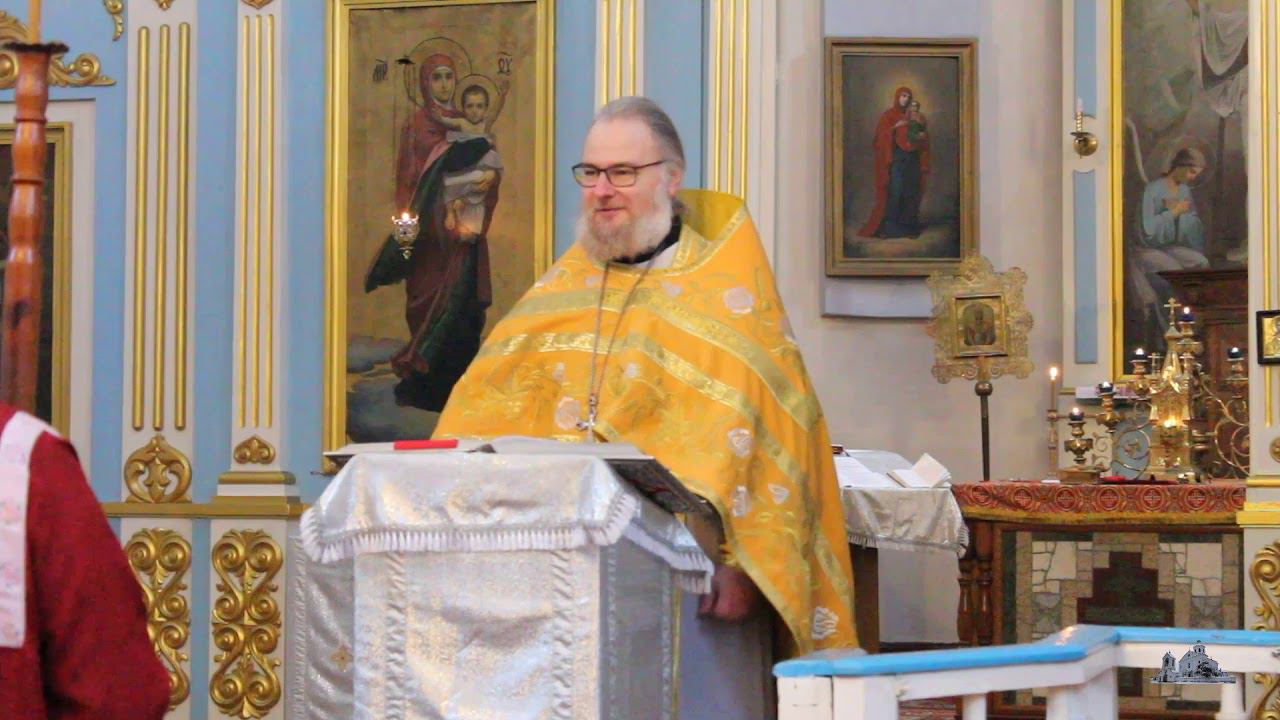 Приход храма Преображения Господня Ракова.  Воскресная служба 21.02.2021