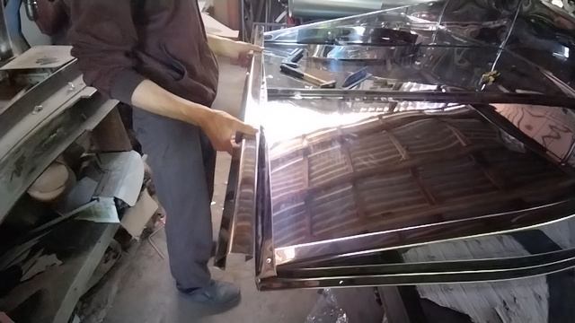 процесс сборки зонта