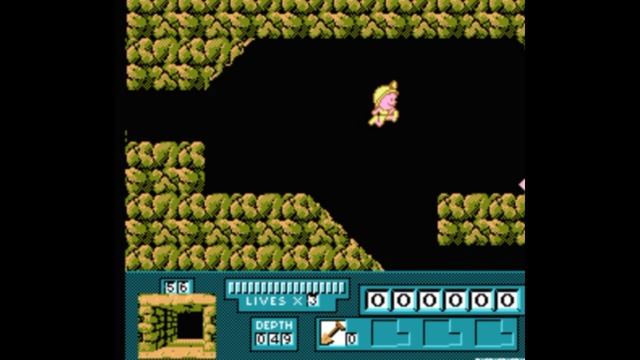 Dendy (Famicom,Nintendo,Nes) 8-bit Digger The Legend of the Lost City Cavern 1 Прохождение