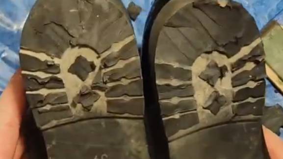 Набойка трактор, и подошва как новая.