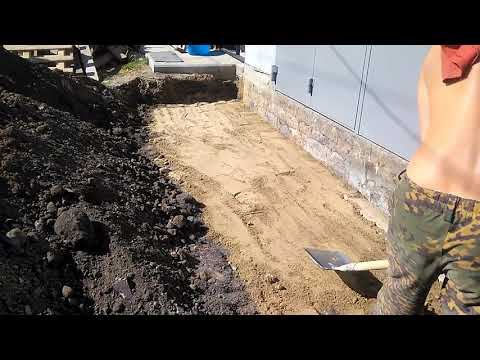 Не пустим мороз в здание! Как сохранить тепло в доме! Скрытая утеплённая отмостка. Применение ЭППС.