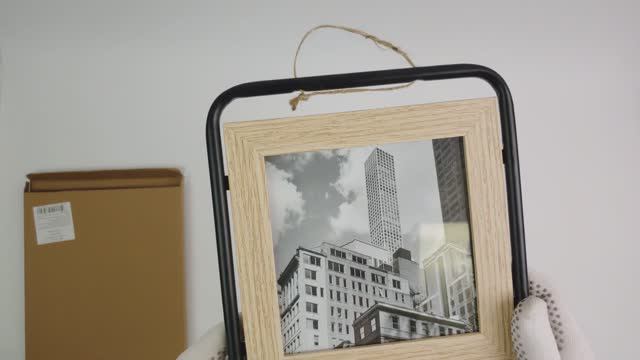 BB-7075 фоторамка 15x15, (МДФ+Металл) (Подвесная)