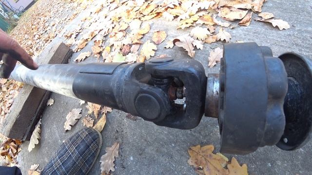 Как располовинить кардан.