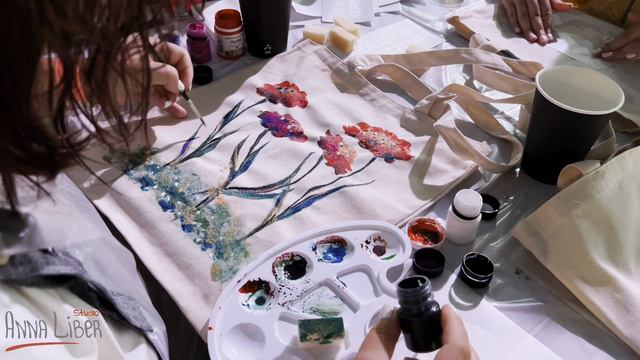 Мастер-класс по росписи шопперов (эко-сумок)