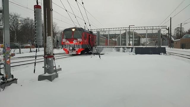 Электропоезд ЭД4М-0295, сообщение Москва-Казанская – Рязань-1 с опозданием на 43 минуты!!!