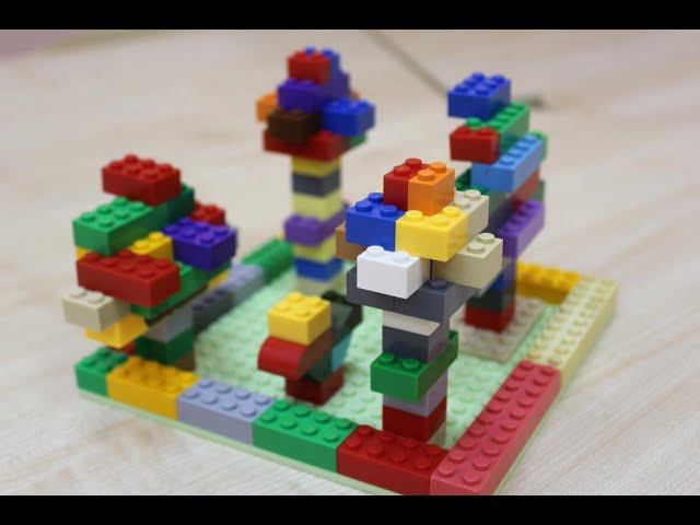 Делаем лесную полянку из LEGO