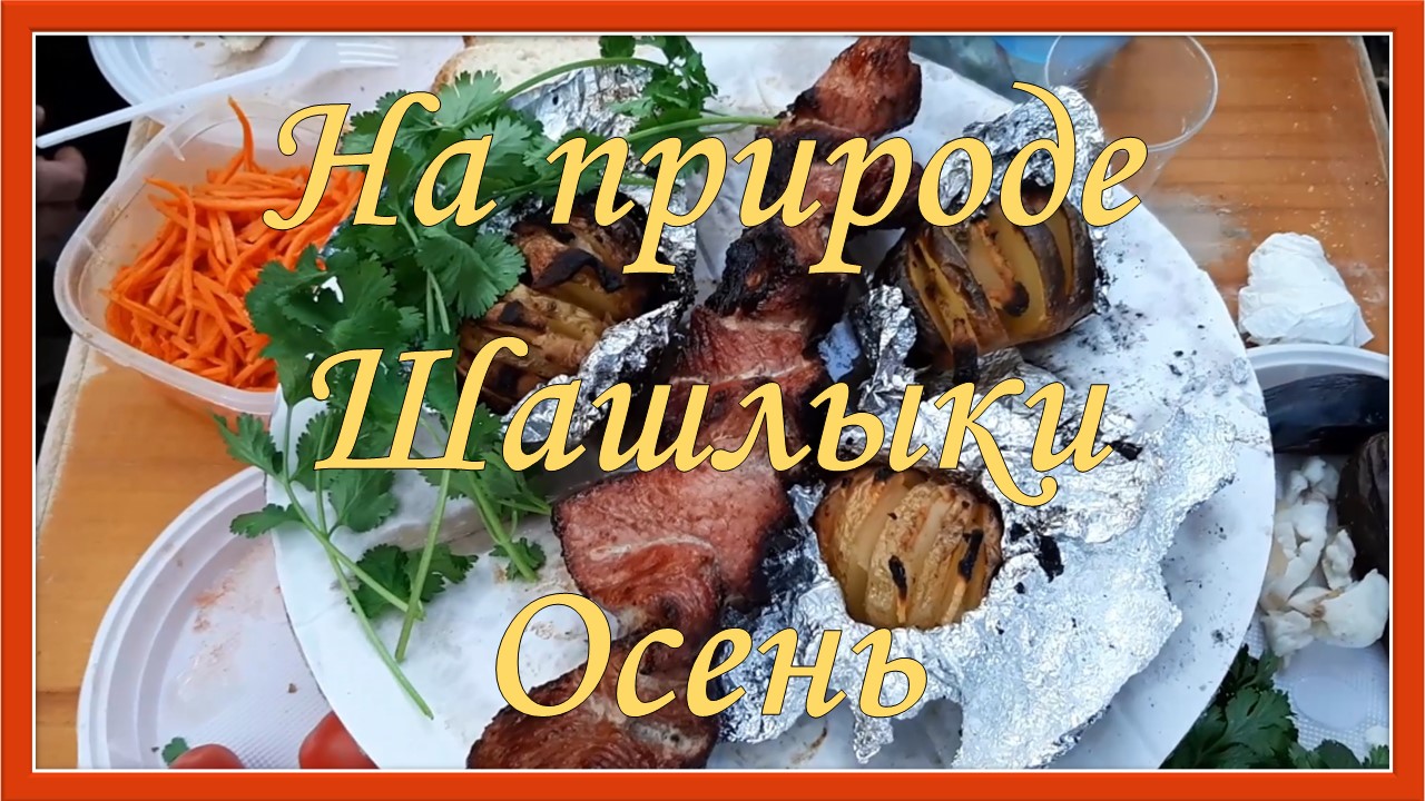 Из воспоминаний. На природе. Шашлыки. Осень