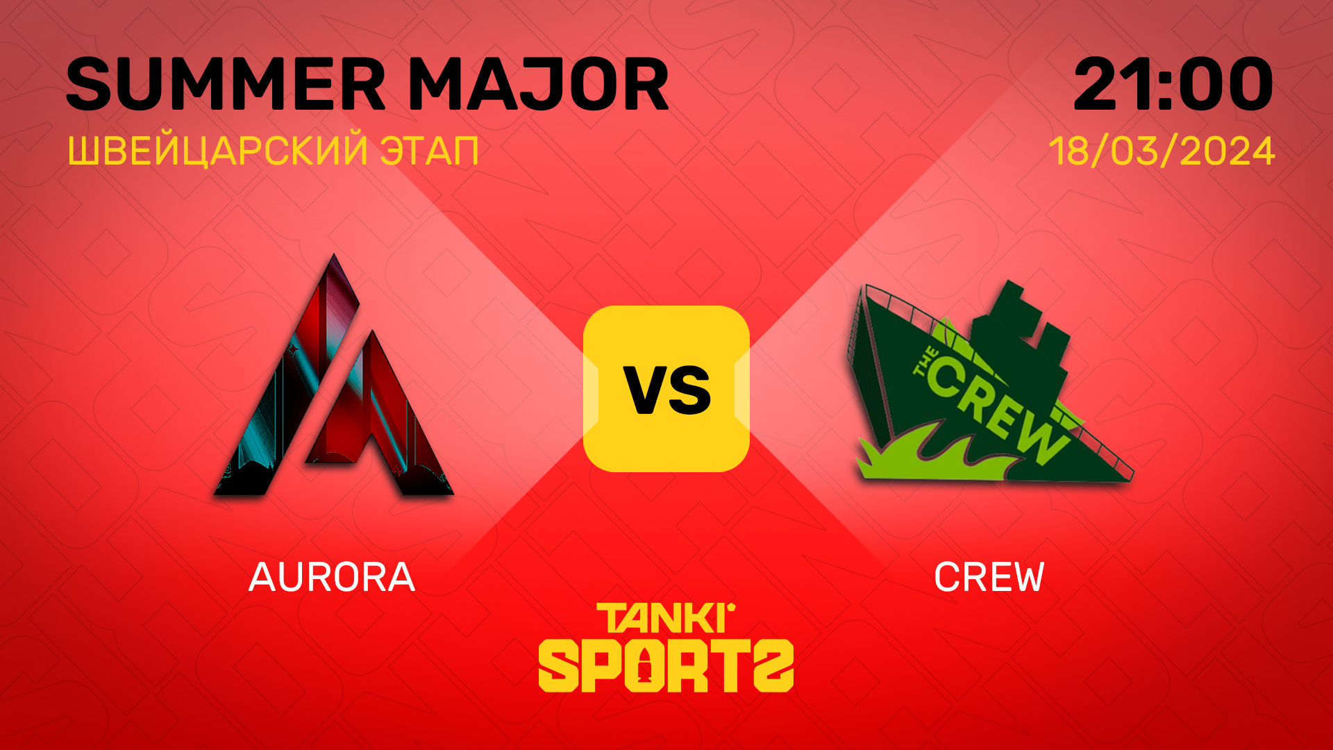 AURORA vs CREW   SUMMER MAJOR 2024   RANKINGS II   18.03.2024