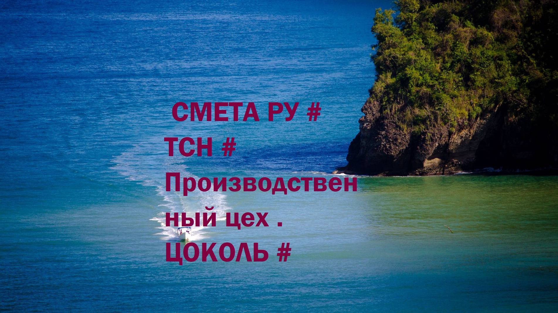 DS 15: СМЕТА РУ # ТСН # Производственный цех  #ЦОКОЛЬ #