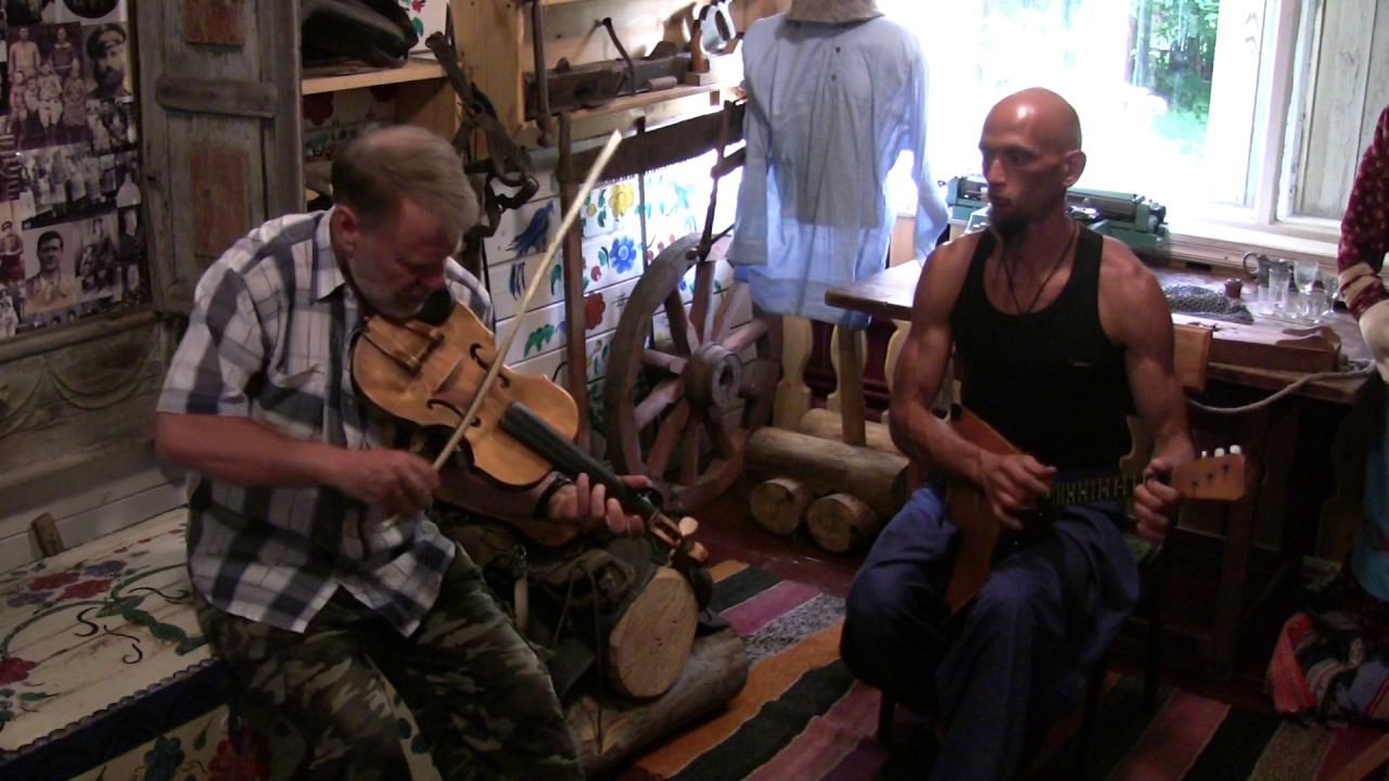 Александр Головин и Максим Гладких. Деревенская скрипка и балалайка. Русского