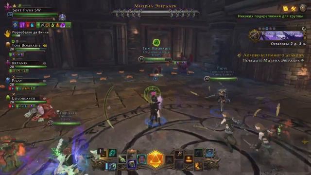 Логово безумного дракона - улучшенное (1 босс) чк хил