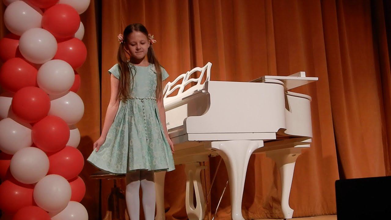 Этюд Г.Гур, Старинная французская песня. Исполняет Милана Агрова