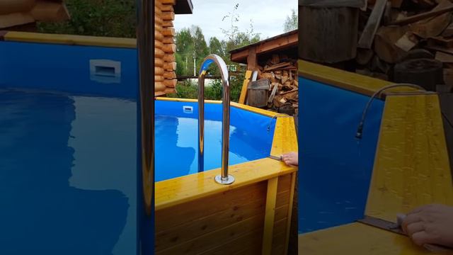 Деревянный бассейн ОРОН 3,7 х 3,7 м - хит продаж!