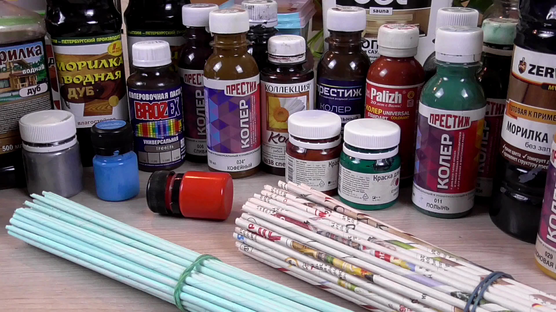 Из чего и как крутить трубочки для плетения, чем их красить и как обрабатывать