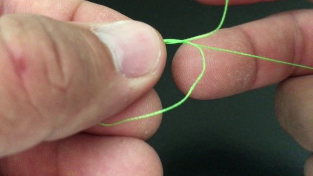 КАК ПРИВЯЗАТЬ КРЮЧОК  узел uni knot.