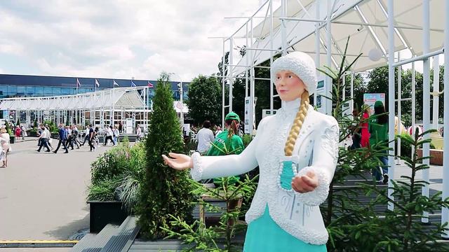 Фестиваль "Будущее в цветах" на ВДНХ в Москве 2024.