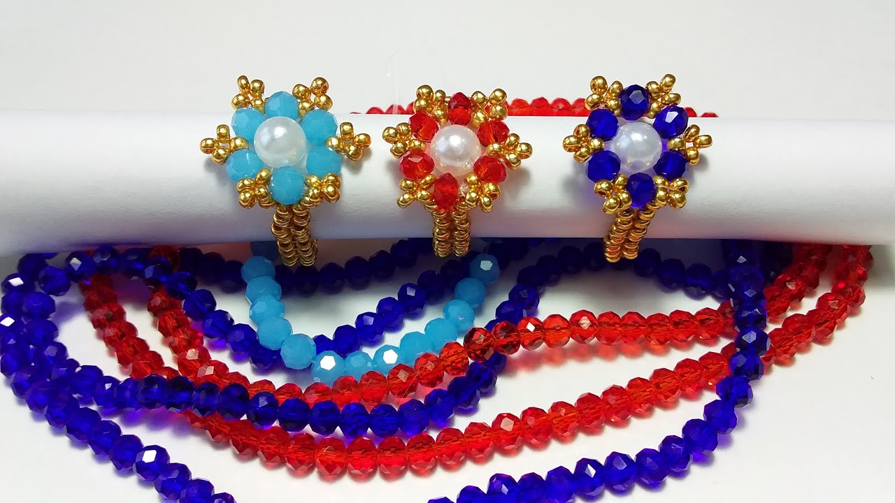 Бисероплетение . Рукоделие. Перстень из бисера ,своими руками. Мастер класс. Украшение из бисера.