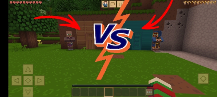 Дверь деревенского жителя против дверь жителя продавца в minecraft| ДимА4 minecraft!