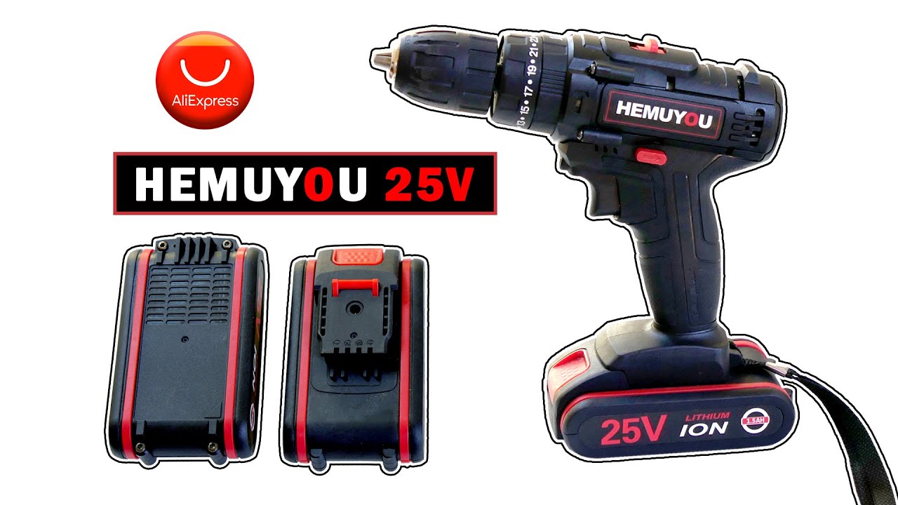 Шуруповерт HEMUYOU 25V обзор и тест.mp4