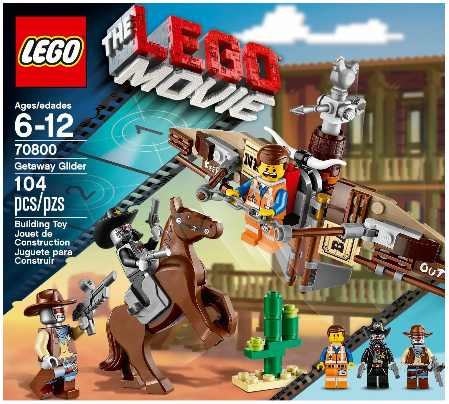 Планер для бегства Lego Movie 70800 - Скоростная сборка Lego