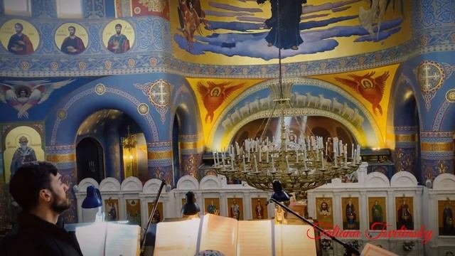 Orthodox Divine Liturgy. «Блаженны» А. Андреев (трехголосие). Ссылка на источник обязательна!!.mp4