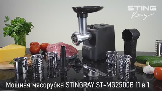 Мясорубка STINGRAY ST-MG2500B 11 в 1
