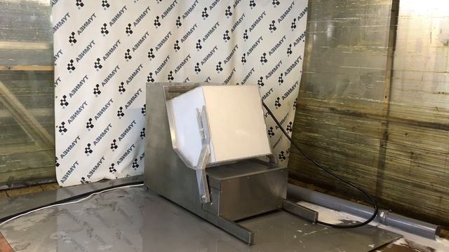 Этапы работы Машины мойки чан тележек АЗИМУТ ММЧТ-200