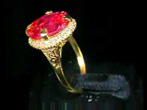 кольцо  925 серебро РОЗОВО-ОРАНЖЕВЫЙ ПАДПАРАДЖА САПФИР 8.1 CT синт