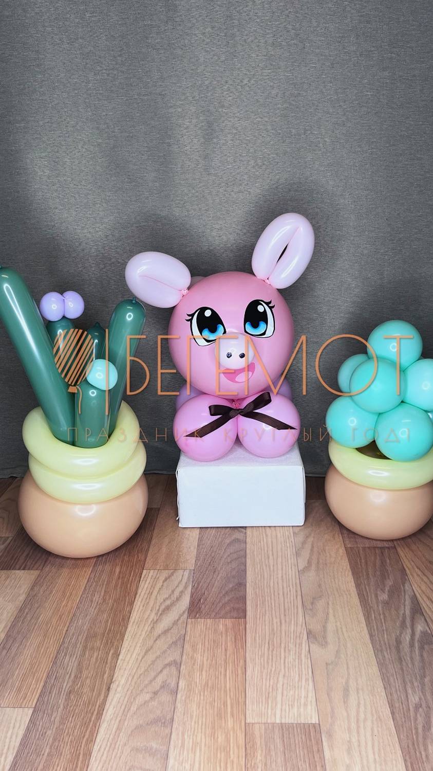 Как сделать свинку, кактус и суккуленты в горшочке, смотри на нашем канале!