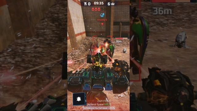 War Robots | LEO на 3x-Ardent Taeja 1x-Ardent Hwangje. #Shorts