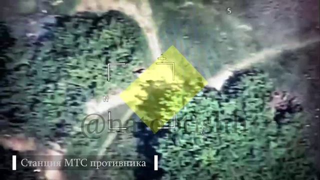 Удар по позиции ВСУ в В н.п. Костобобров Черниговской обл/Strike at the AFU position in Kostobobrov