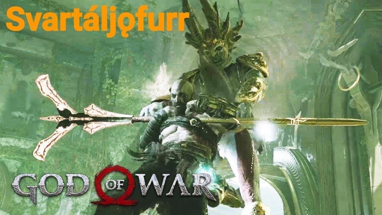 Битва с темным эльфом Свартальофуром | God of war | № 7