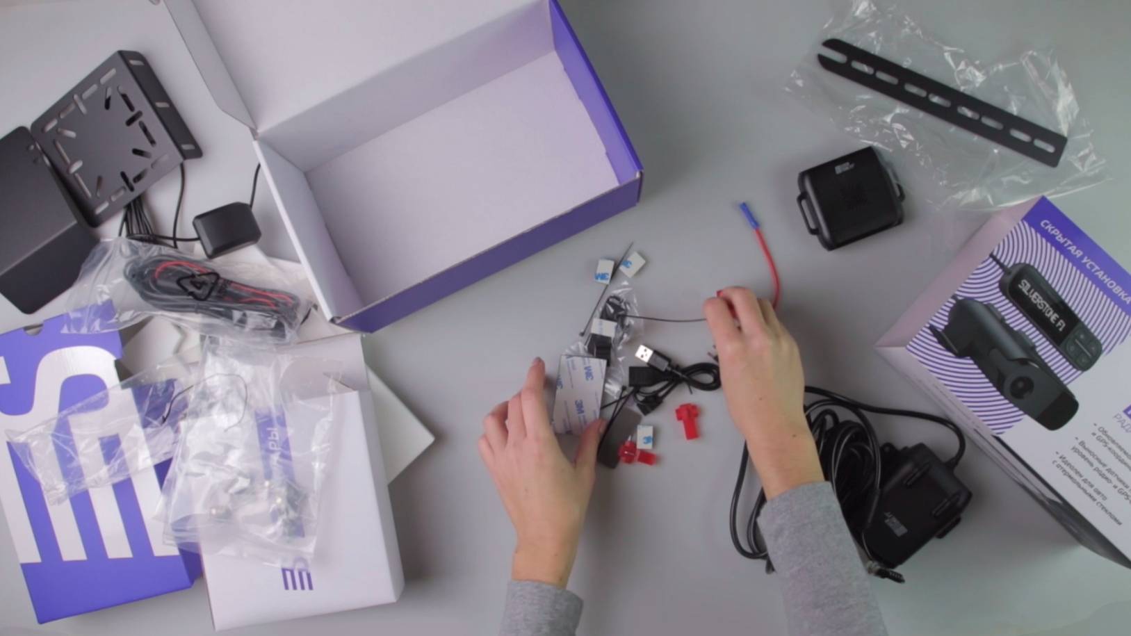 Разнесённый сигнатурный радар-детектор SilverStone F1 R-BOT (cкрытая установка)