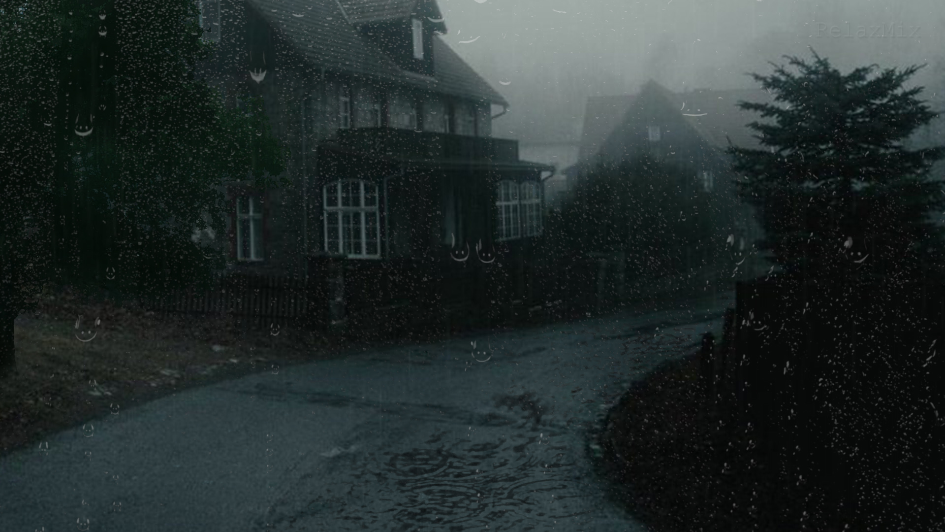 Релакс. Сильный дождь от бессонницы. Моментальный сон.