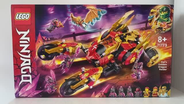 ОБЗОР ЛЕГО НИНДЗЯГО 71773 Рейдер Кая "Золотой Дракон" LEGO NINJAGO Kai's Golden Dragon Raider Багги
