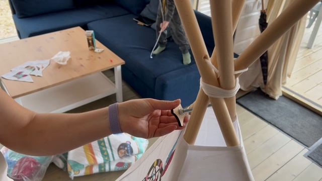 Сборка вигвама "Индейцы UP"