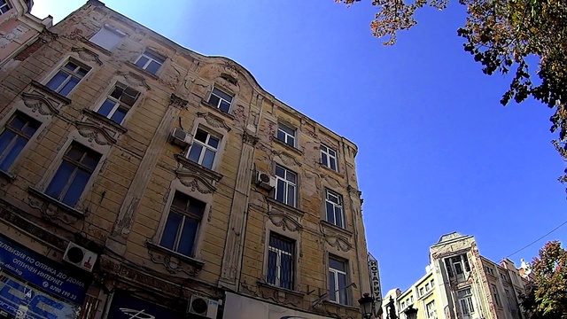 Пловдив, Болгария. Централная пешеходная зона. Часть 1.