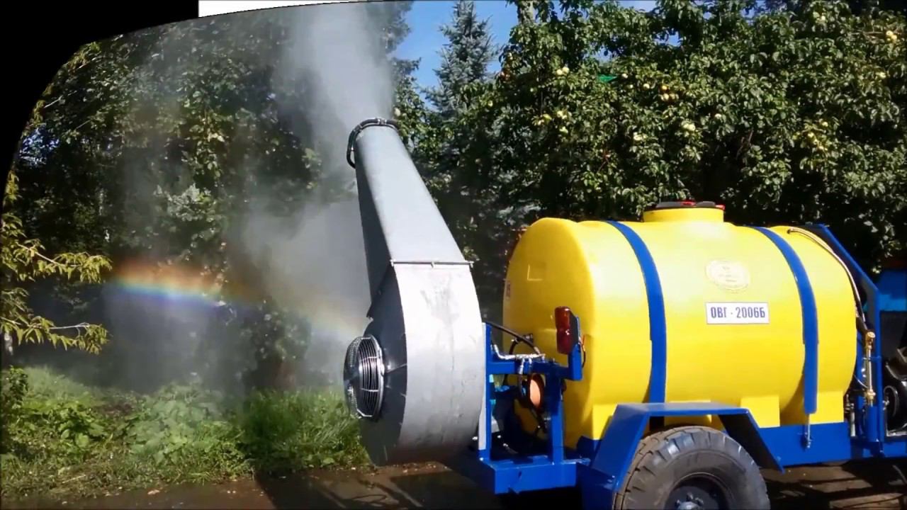 Опрыскиватель бокового дутья ОВГ (НПФ ГУТА)