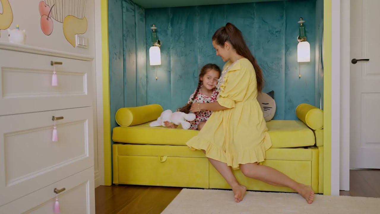 видеосъёмка для фабрики МАМКА комната для маленькой принцессы