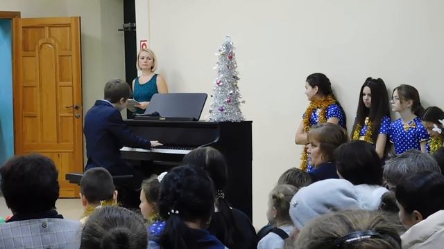 2022г. 27 декабря. Детская школа искусств. концерт. ч.10. Мариинский Посад